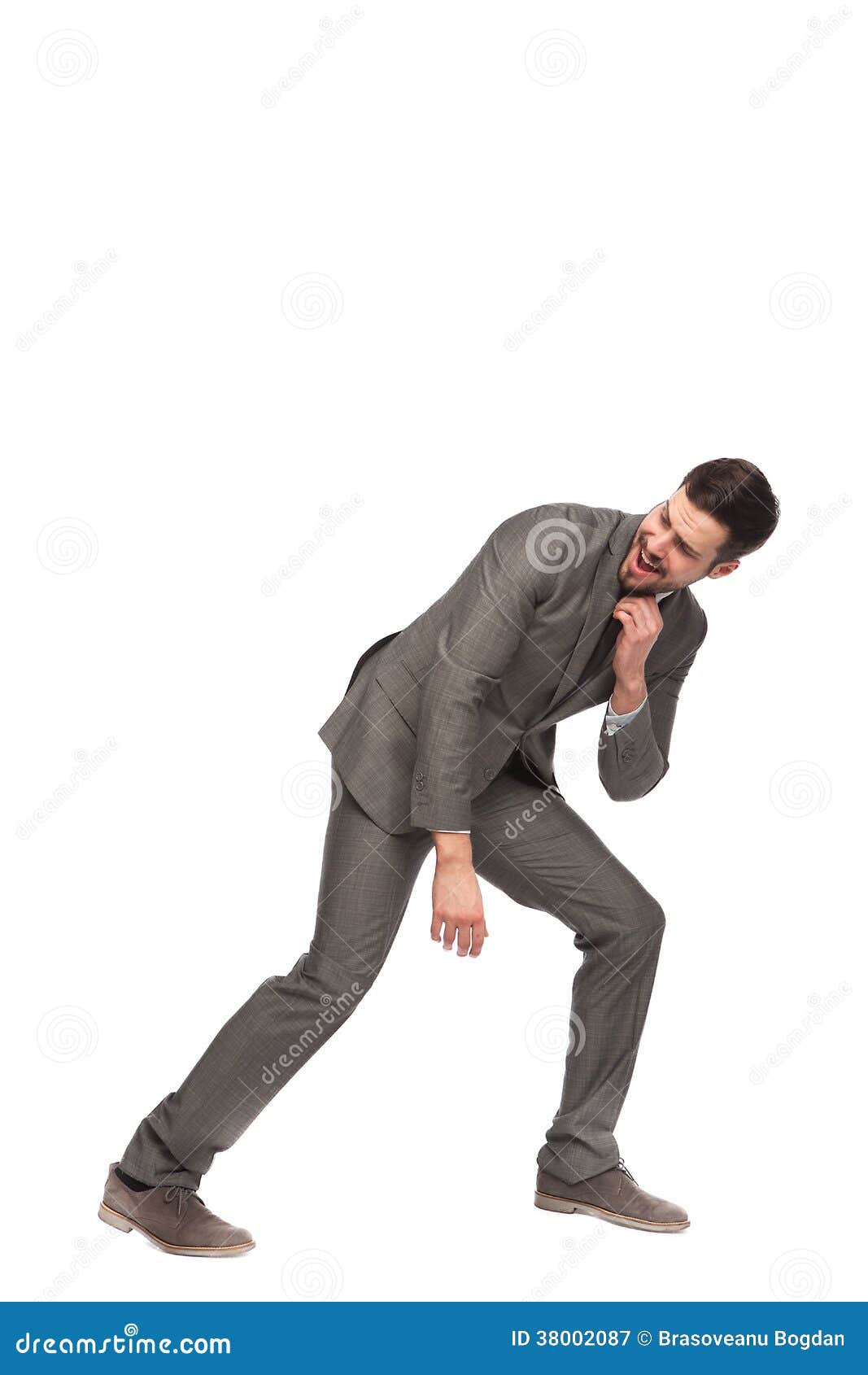 Elegant Man Carry Something Stock Image - Image of hispanic, fullbody ...