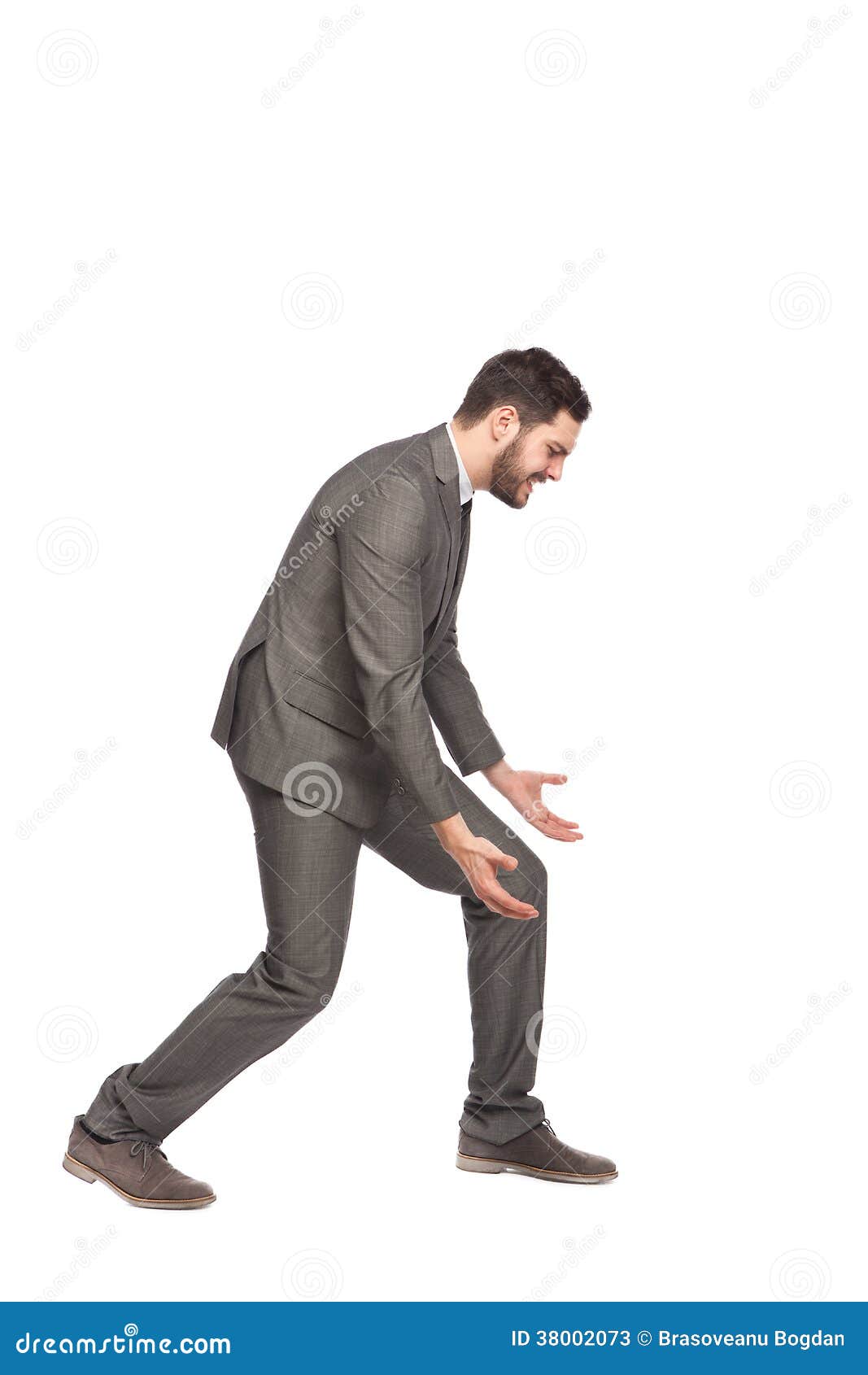 Elegant man lifting stock image. Image of smile, lift - 38002073