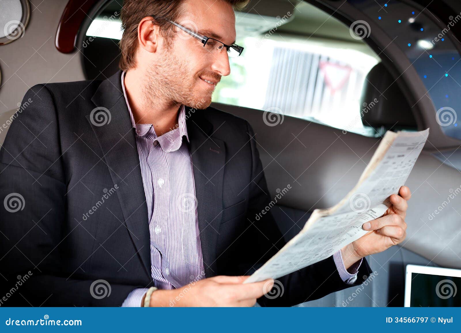 Elegant Man Reading Papers in Luxury Car Stock Image - Image of ... Elegant Man Reading Papers in Luxury Car Stock Image - Image of ...