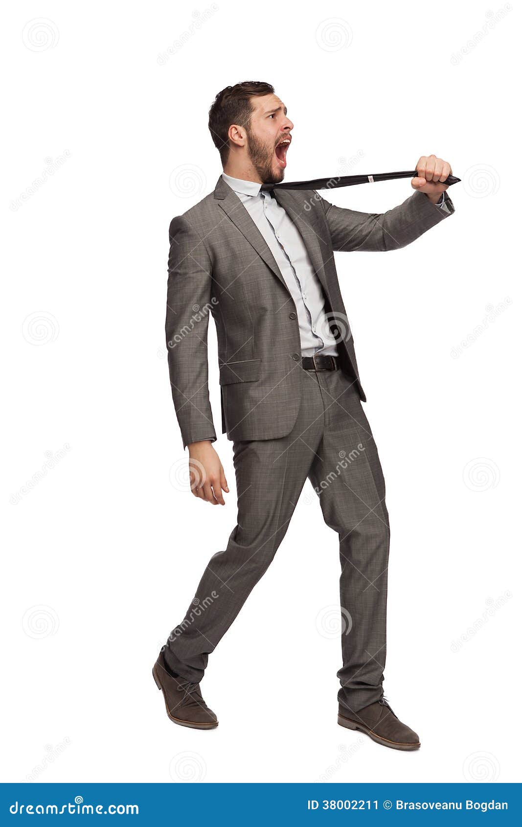 Elegant man tie pulled stock image. Image of background - 38002211