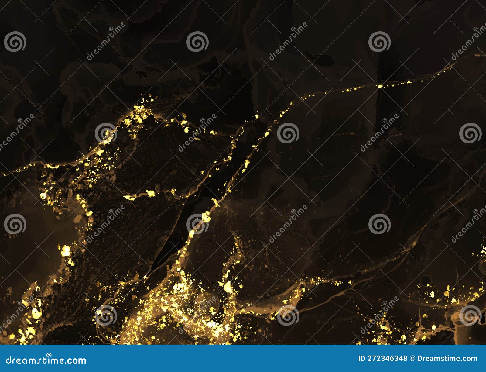 Elegant Marble Style Design with Gold Glittery Elements Stock Vector ...