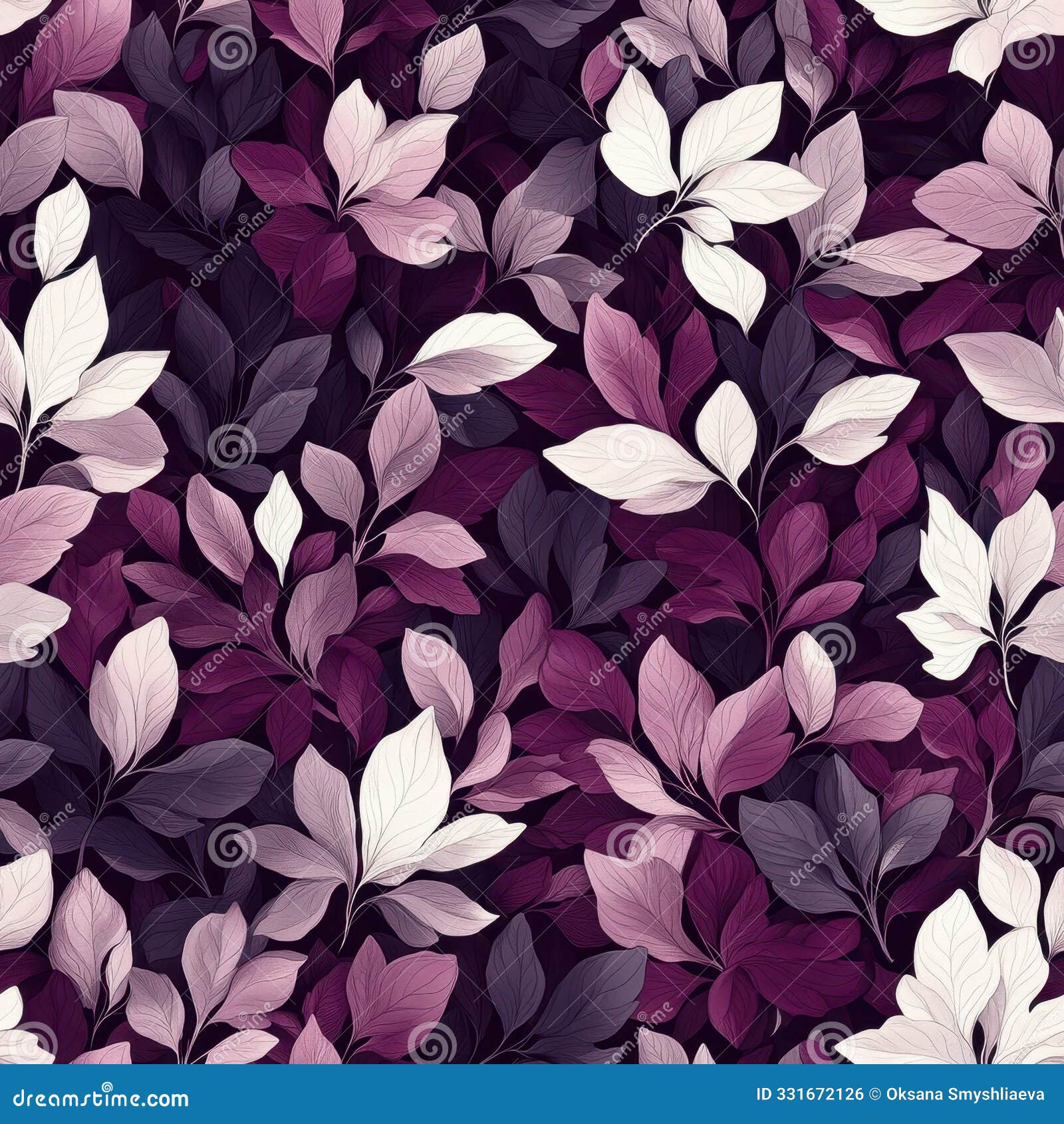 Elegant Maroon and White Floral Pattern Background Stock Photo - Image ...
