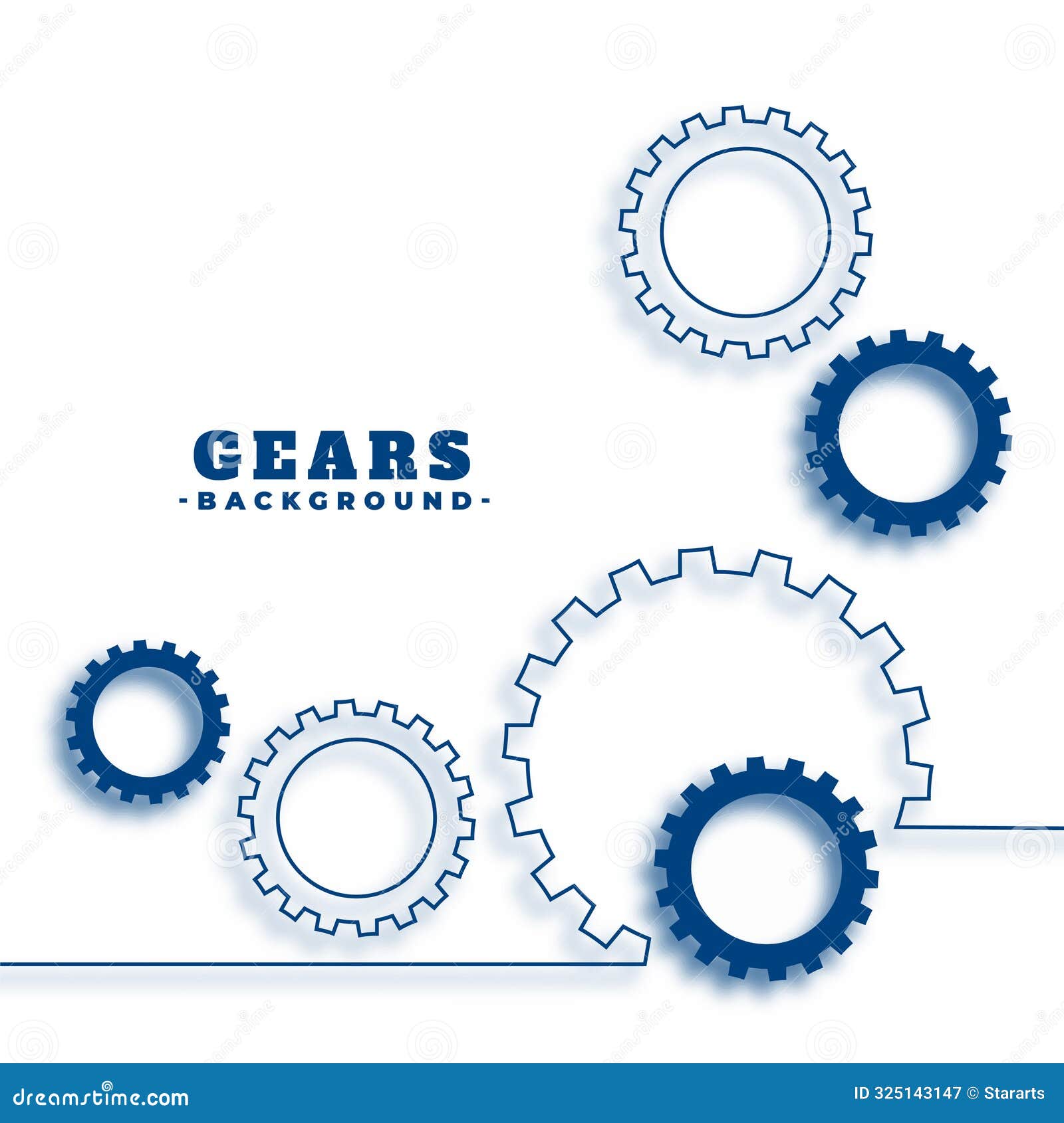 Elegant Mechanical Gear Wheel Motion White Background Stock ...