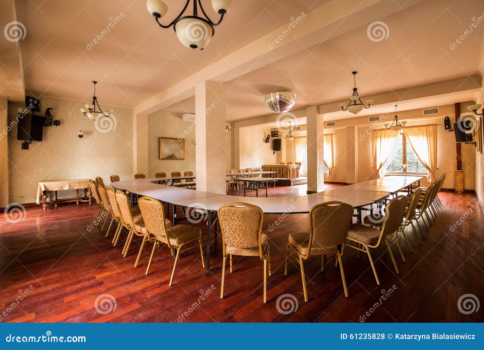 Elegant meeting room stock photo. Image of conference - 61235828