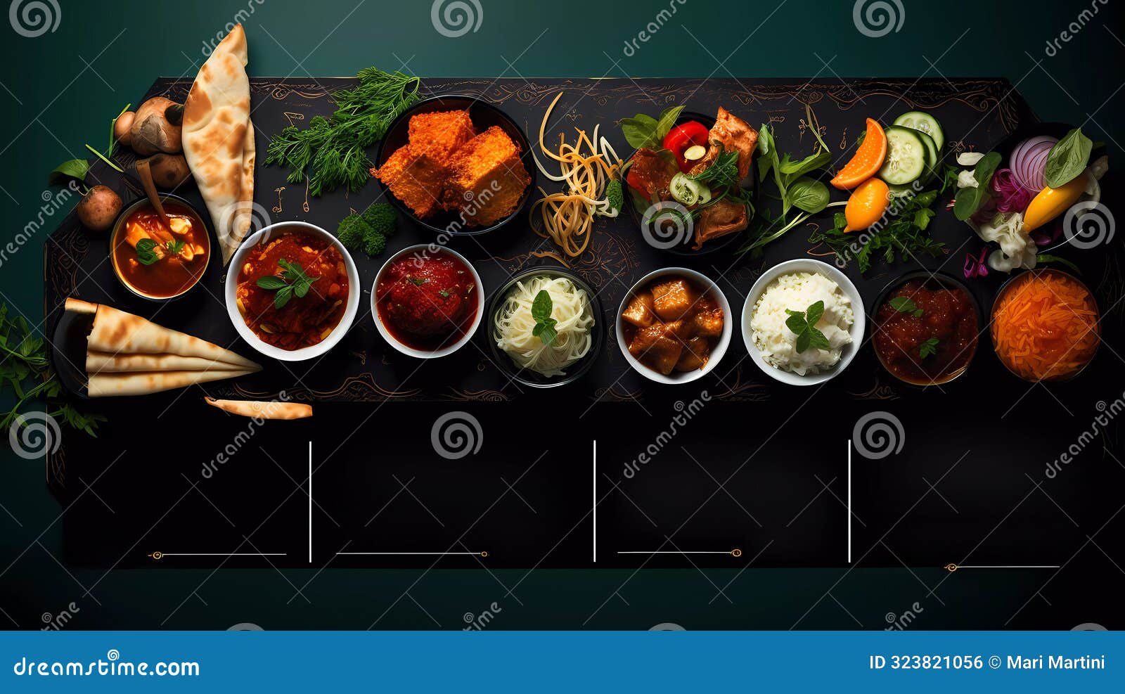An Elegant Middle Eastern Restaurant Menu Template: Authentic and ...