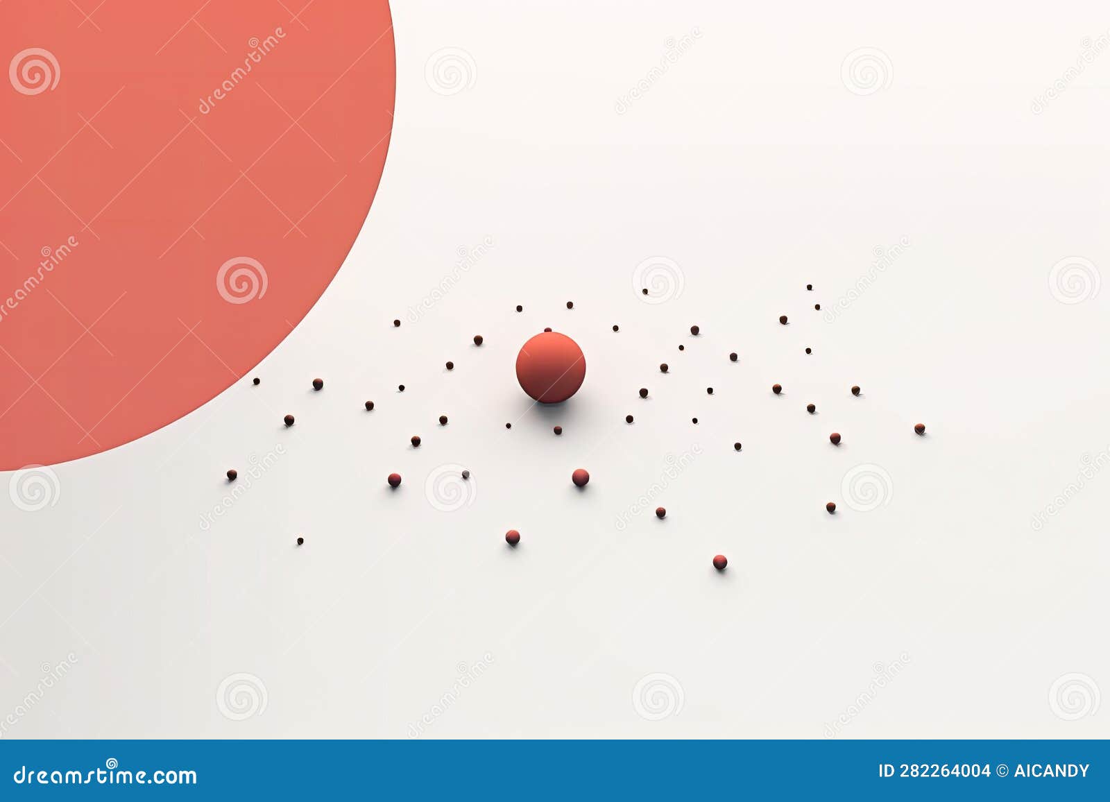 Elegant Minimalistic Background with a Single Floating Dot ...