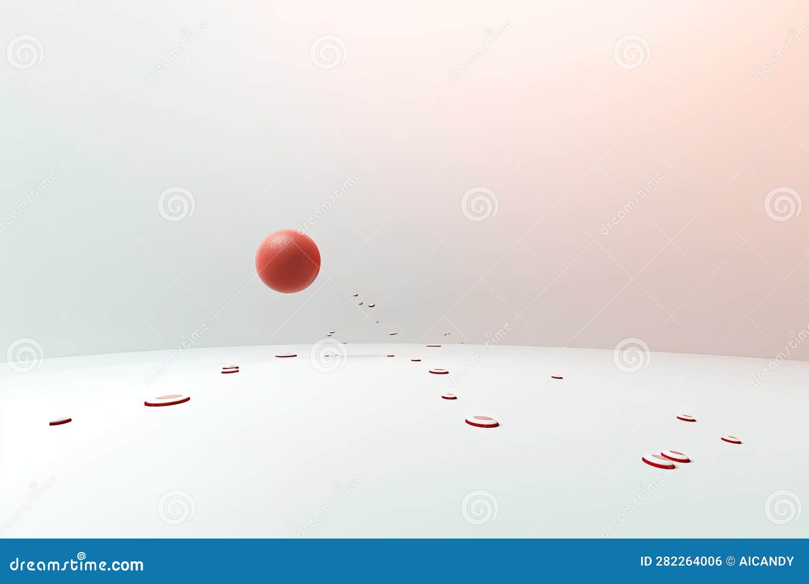 Elegant Minimalistic Background with a Single Floating Dot ...