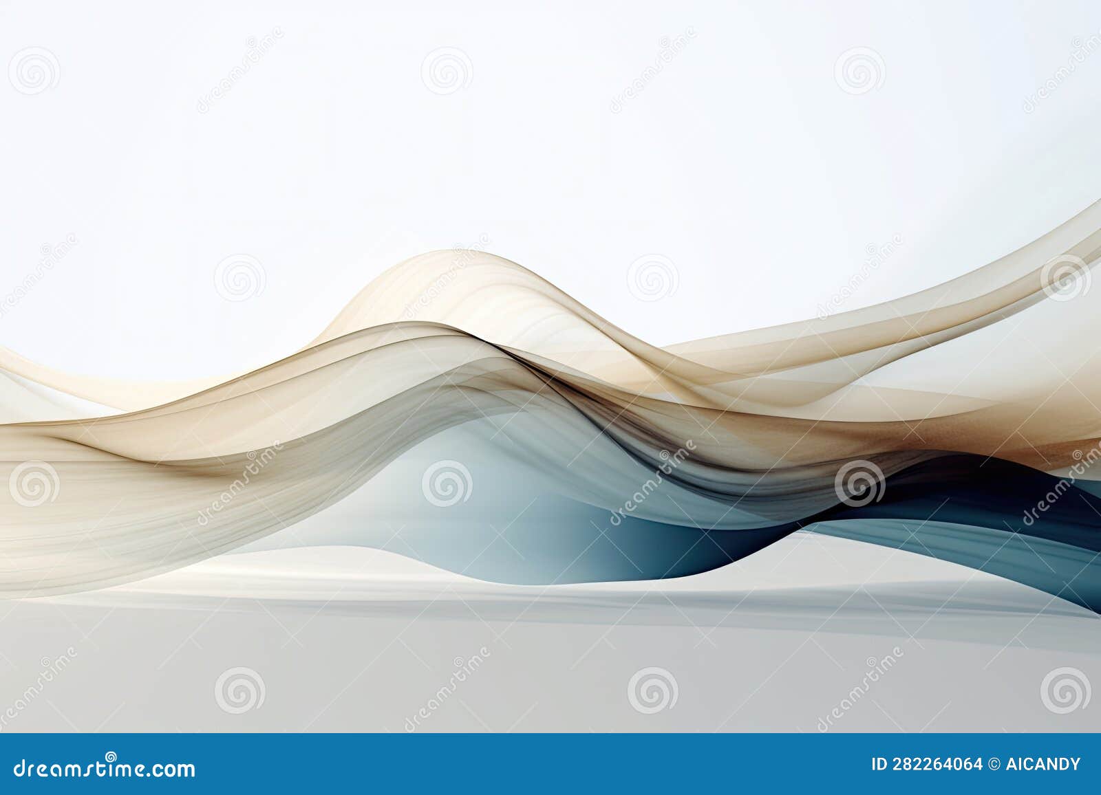 Elegant Minimalistic Background with a Single Flowing Line, Capturing ...