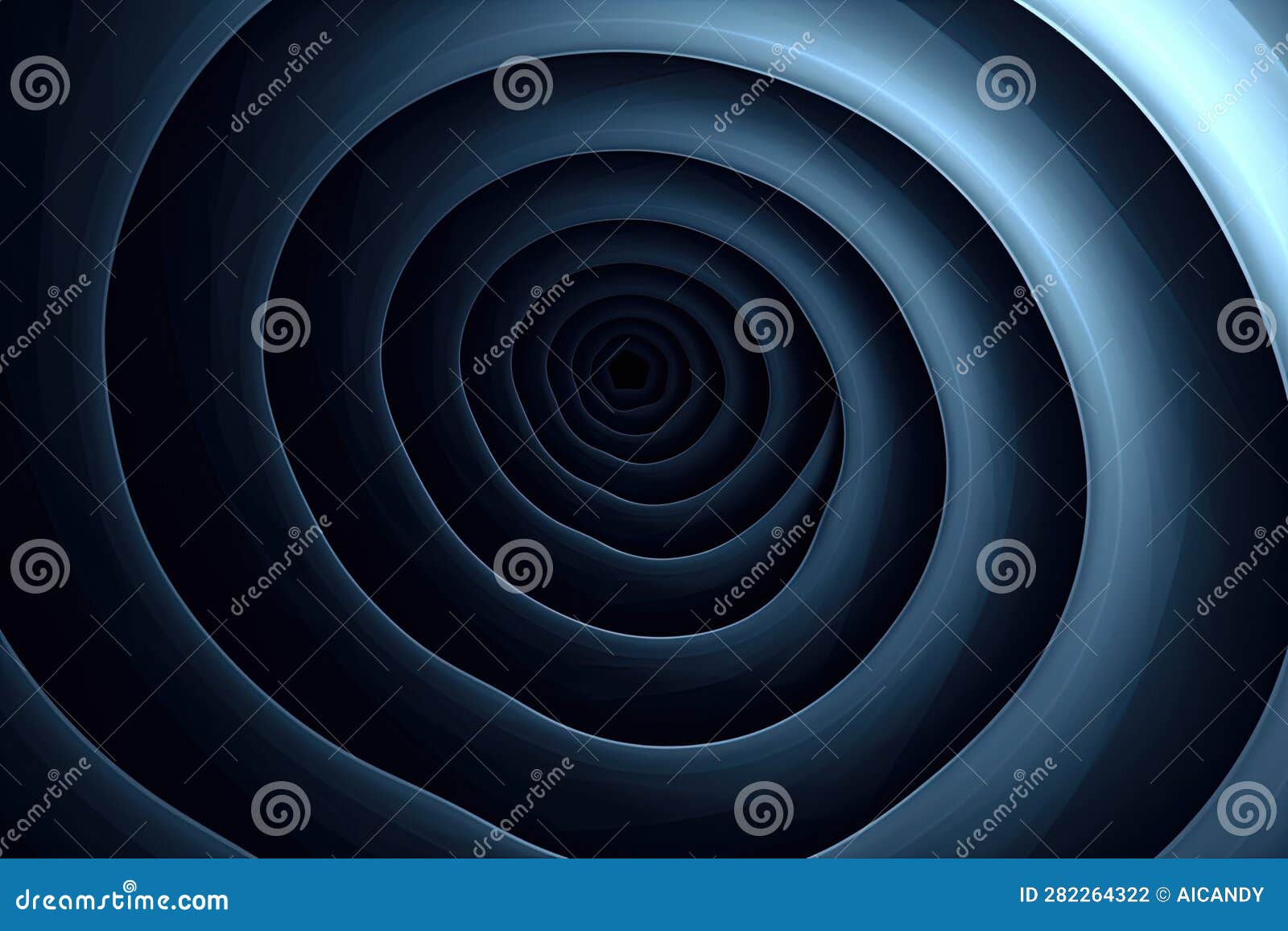 Elegant Minimalistic Background with a Single Spiral, Evoking a Sense ...