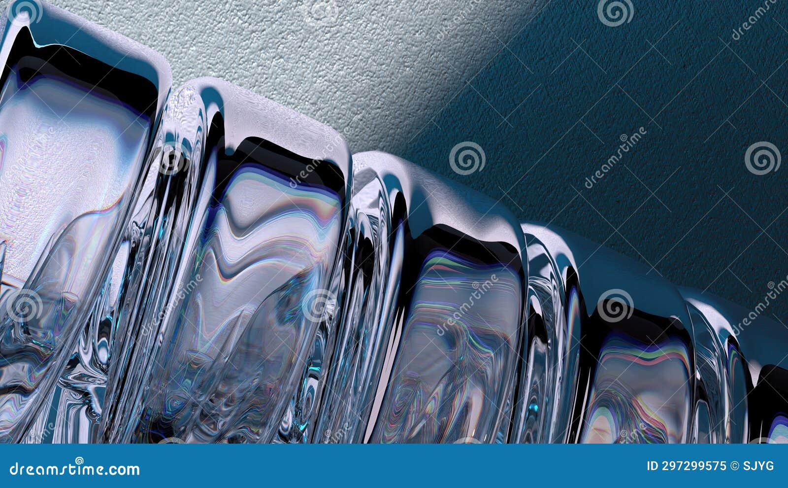 Elegant and Modern 3D Rendering Abstract Background of Beautiful Fresh ...