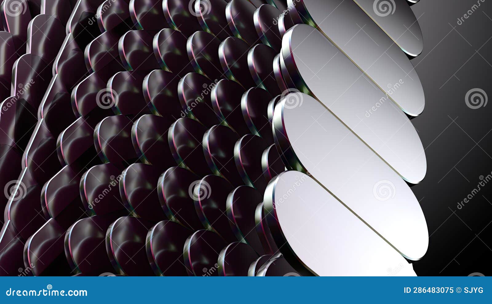 Elegant and Modern 3D Rendering Image Background of a Large Number of ...