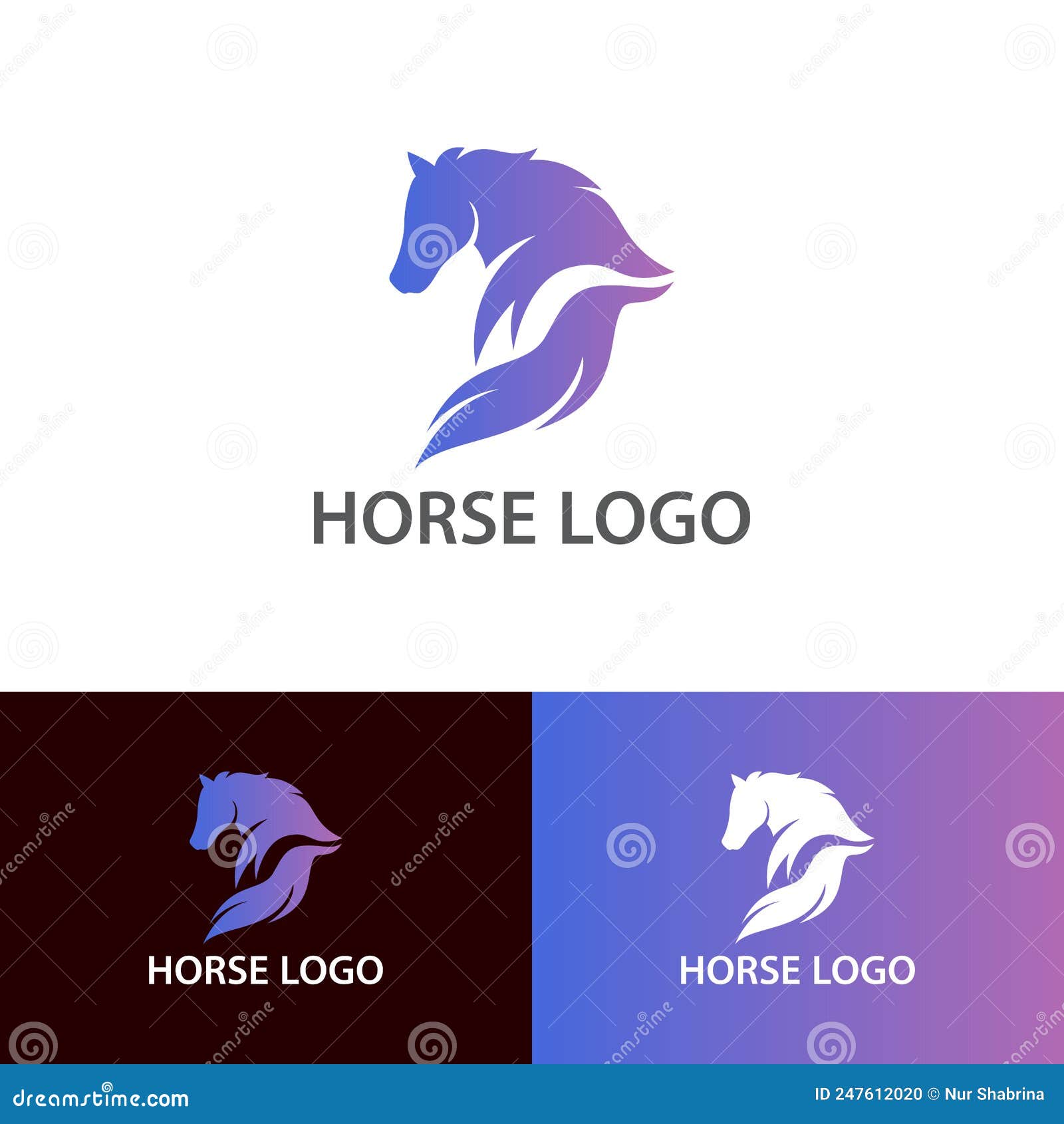 Amazing Illustration of Strong Mustang Vector Concept Design Stock ...