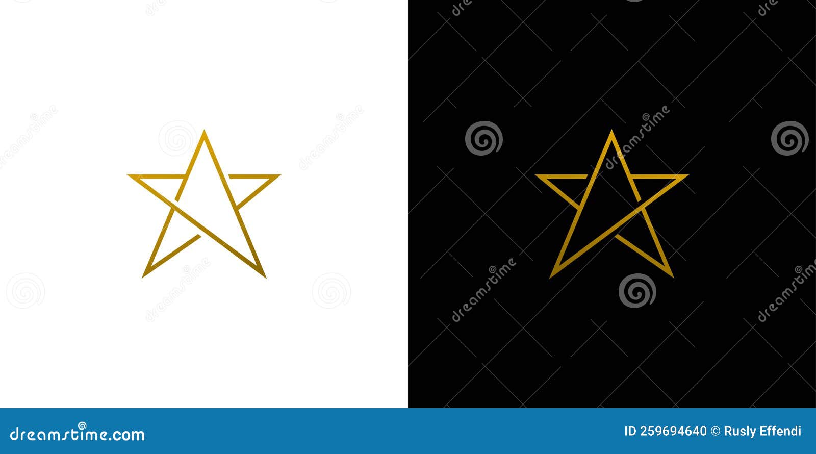 Elegant and Modern Star Logo Abstract Design Stock Vector ...