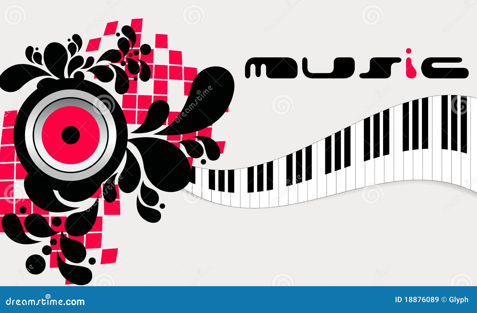 Elegant music background stock vector. Illustration of composition ...