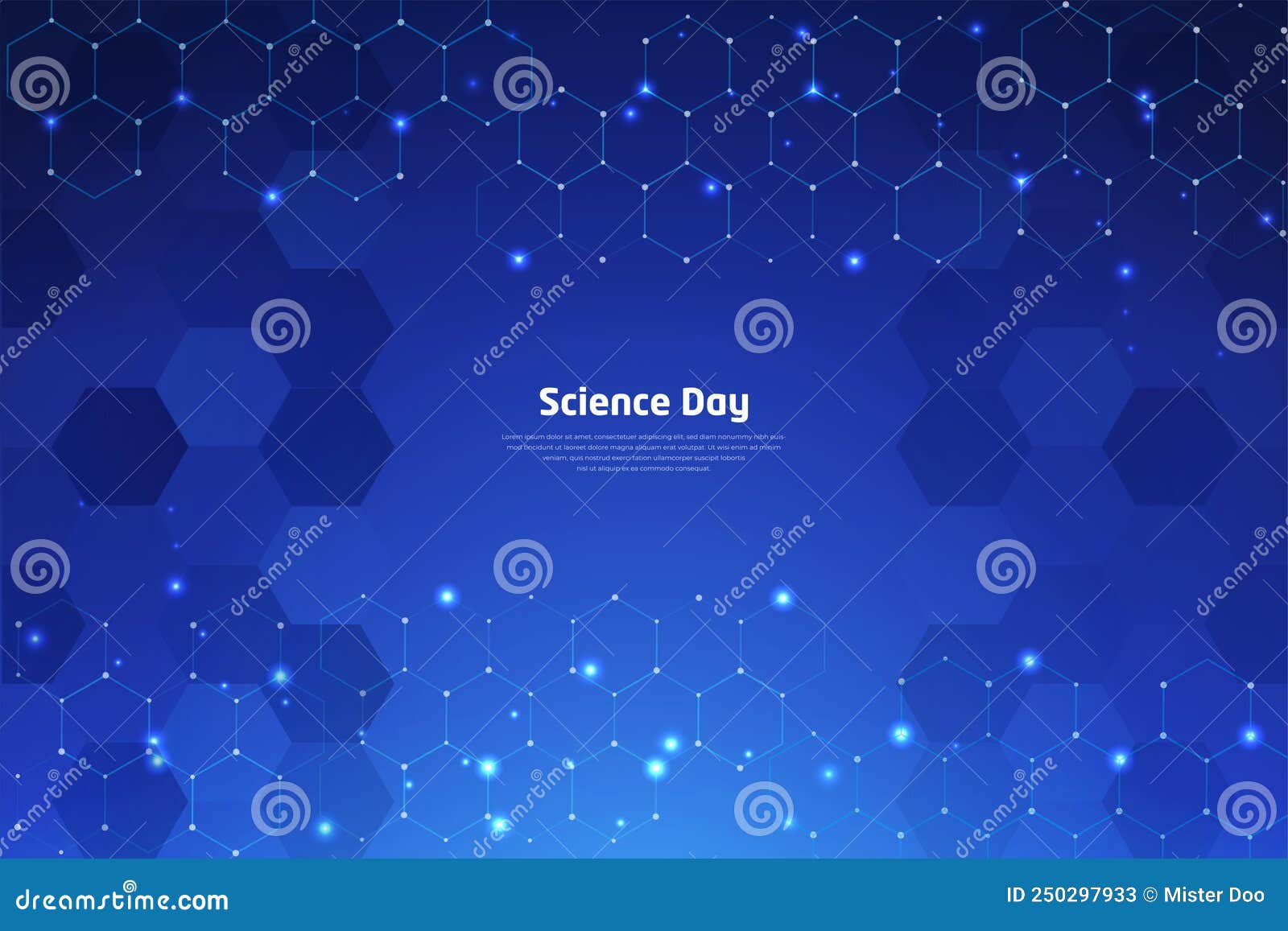 Elegant National Science Day Background with Geometric, Technology and ...