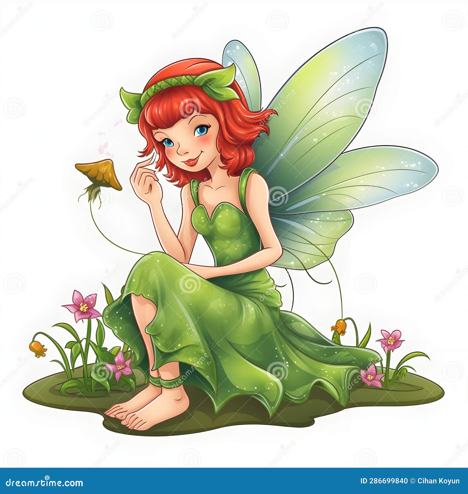 Elegant nature sprite stock illustration. Illustration of water - 286699840