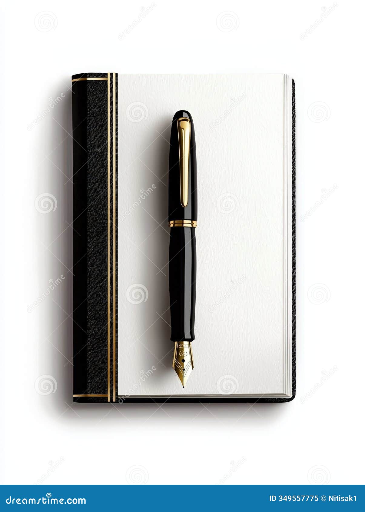 Elegant Notebook with a Classic Pen Perfect for Writing Notes ...