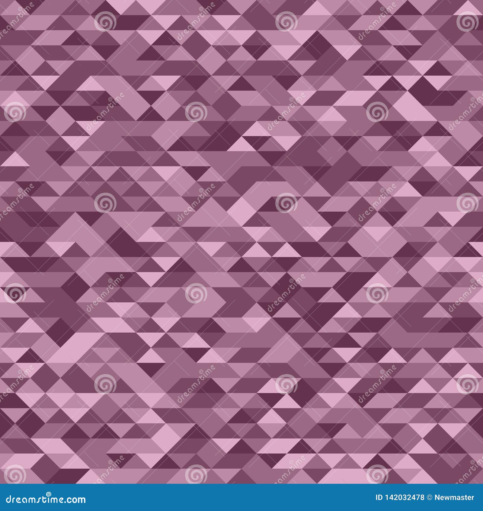 Elegant Pattern of Colorful Pastel Pink Triangles Stock Vector ...