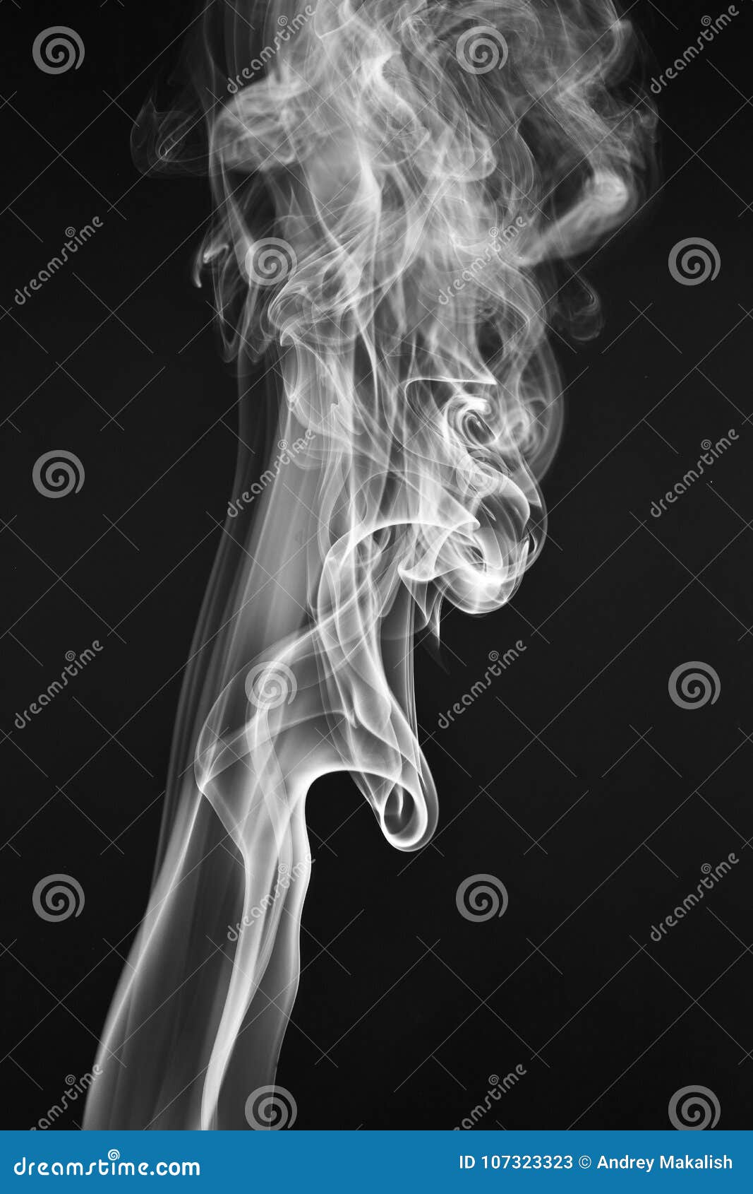 The Elegant Patterns and Shapes of Smoke Stock Image - Image of dynamic ...