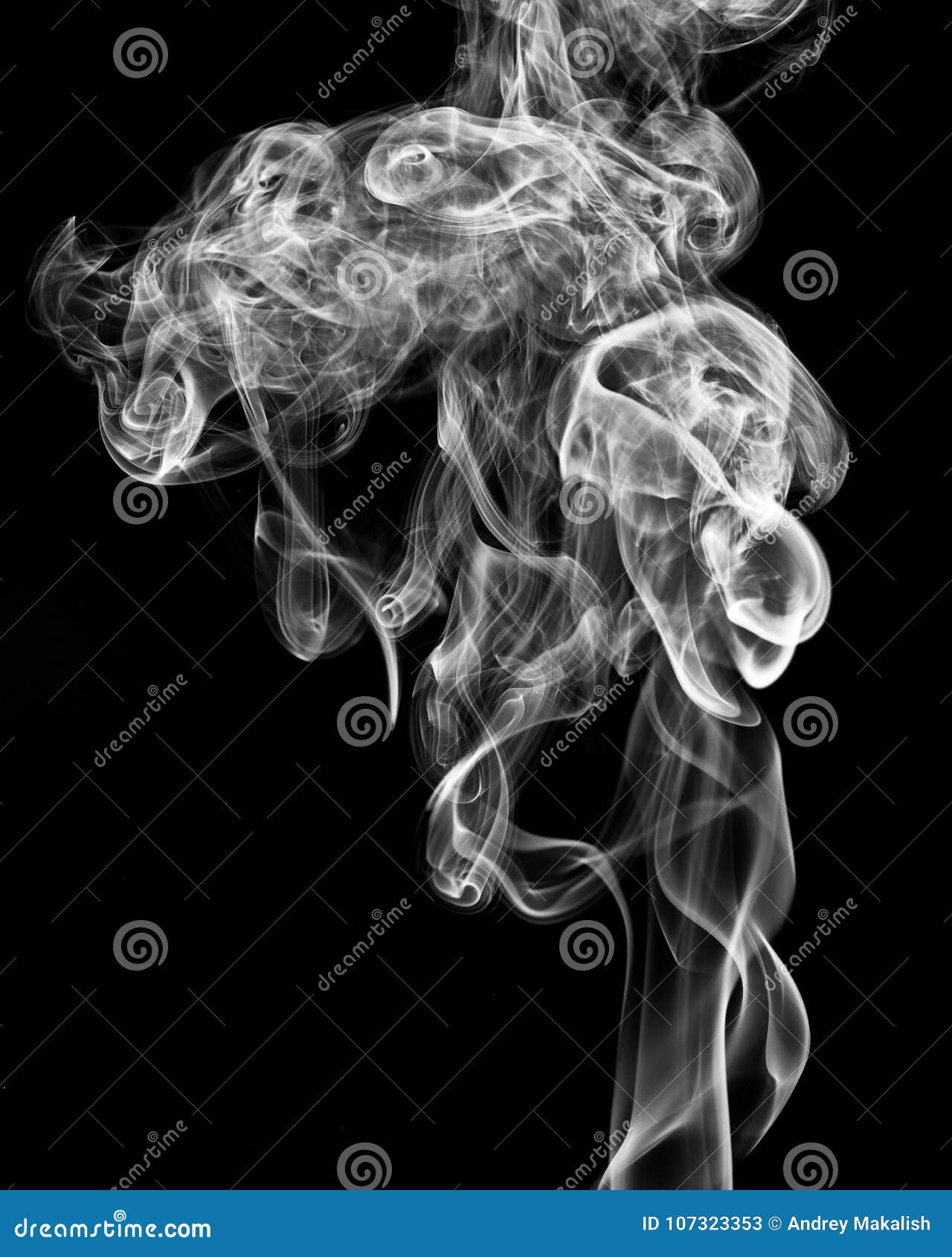 The Elegant Patterns and Shapes of Smoke Stock Image - Image of ...
