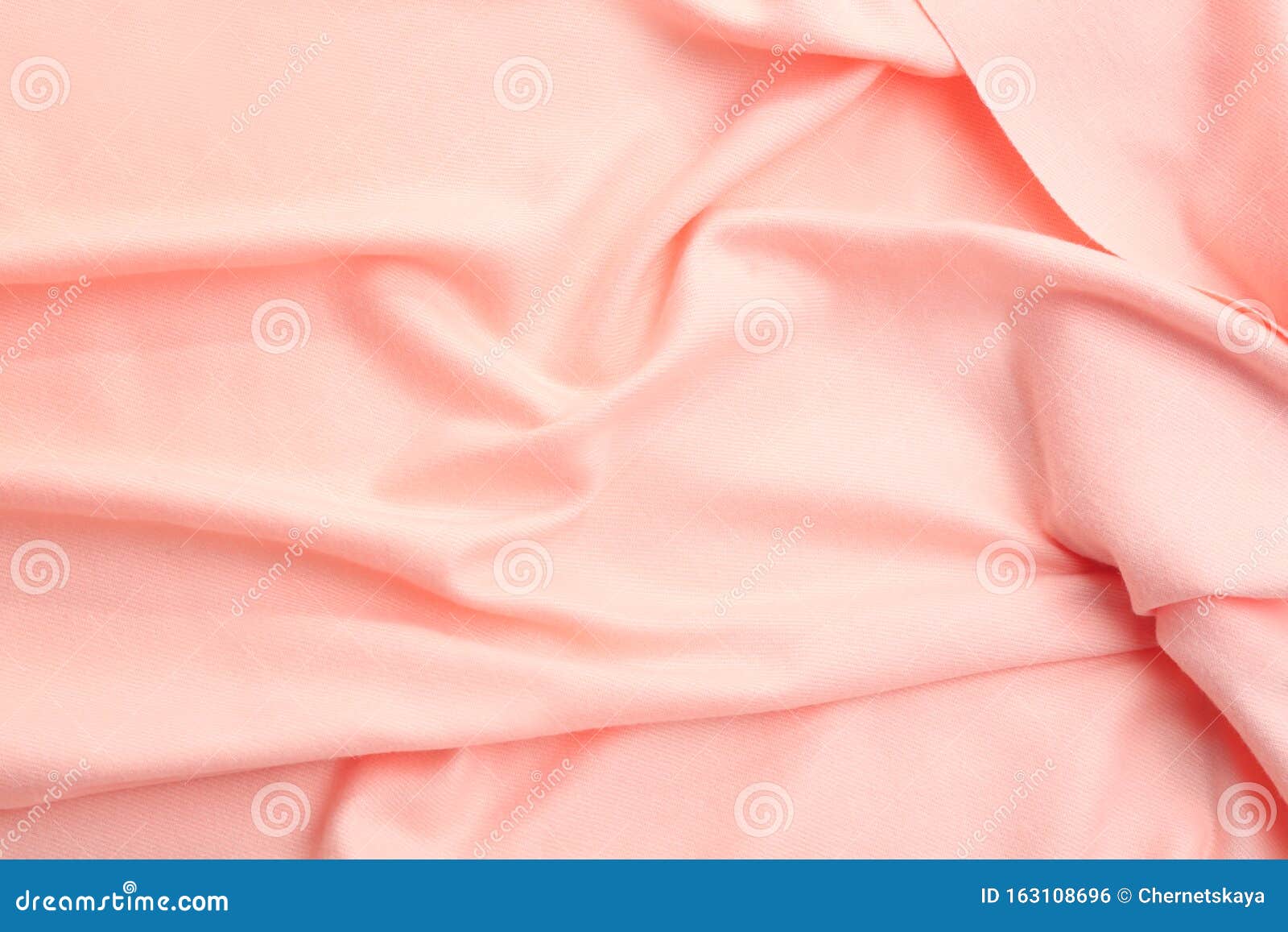 Elegant Peach Cloth As Background, Closeup Stock Photo - Image of ...