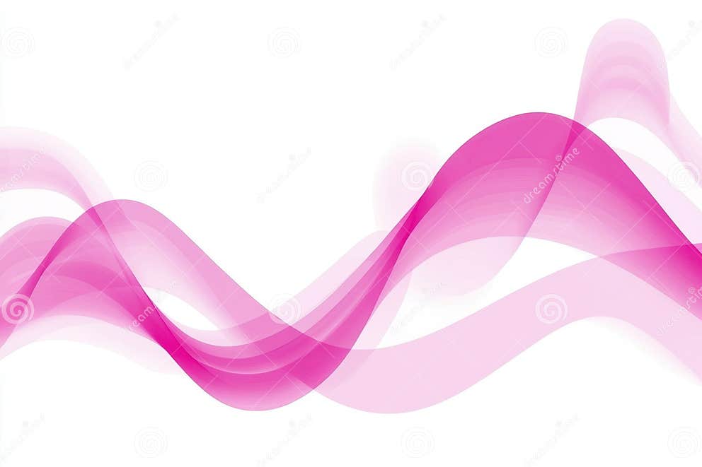 Elegant Pink Abstract Wave Background for Modern Design Projects Stock ...