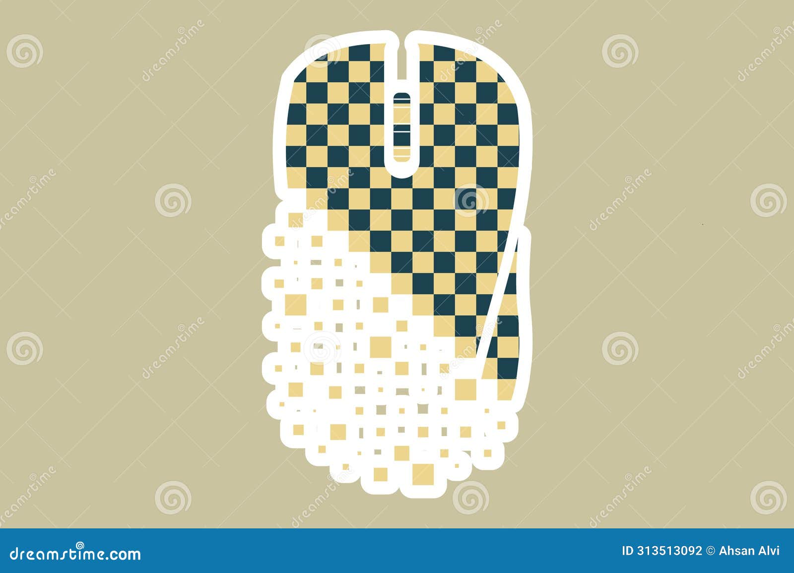 Pixel Art Map Scroll Game Asset Design Vector Illustration ...