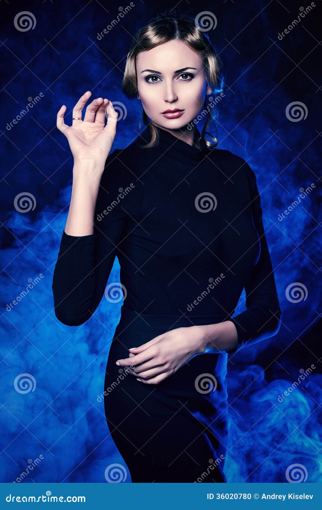 Elegant pose stock photo. Image of dramatic, girl, lifestyle - 36020780