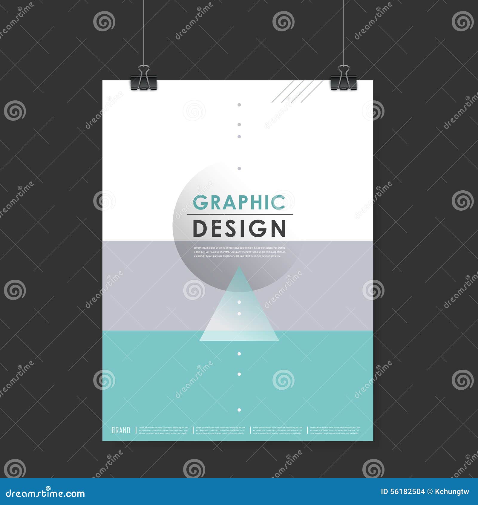 Elegant Poster Template Design Stock Vector - Illustration of company ...