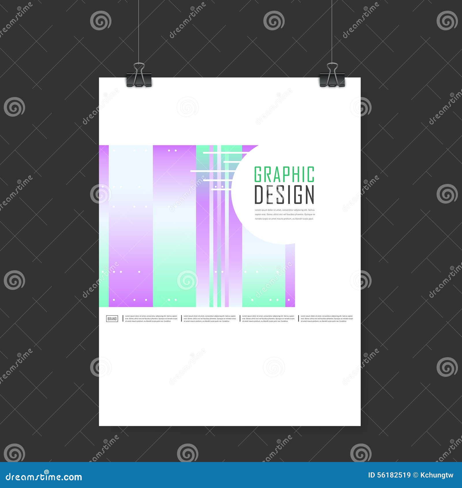 Elegant Poster Template Design Stock Vector - Illustration of editable ...
