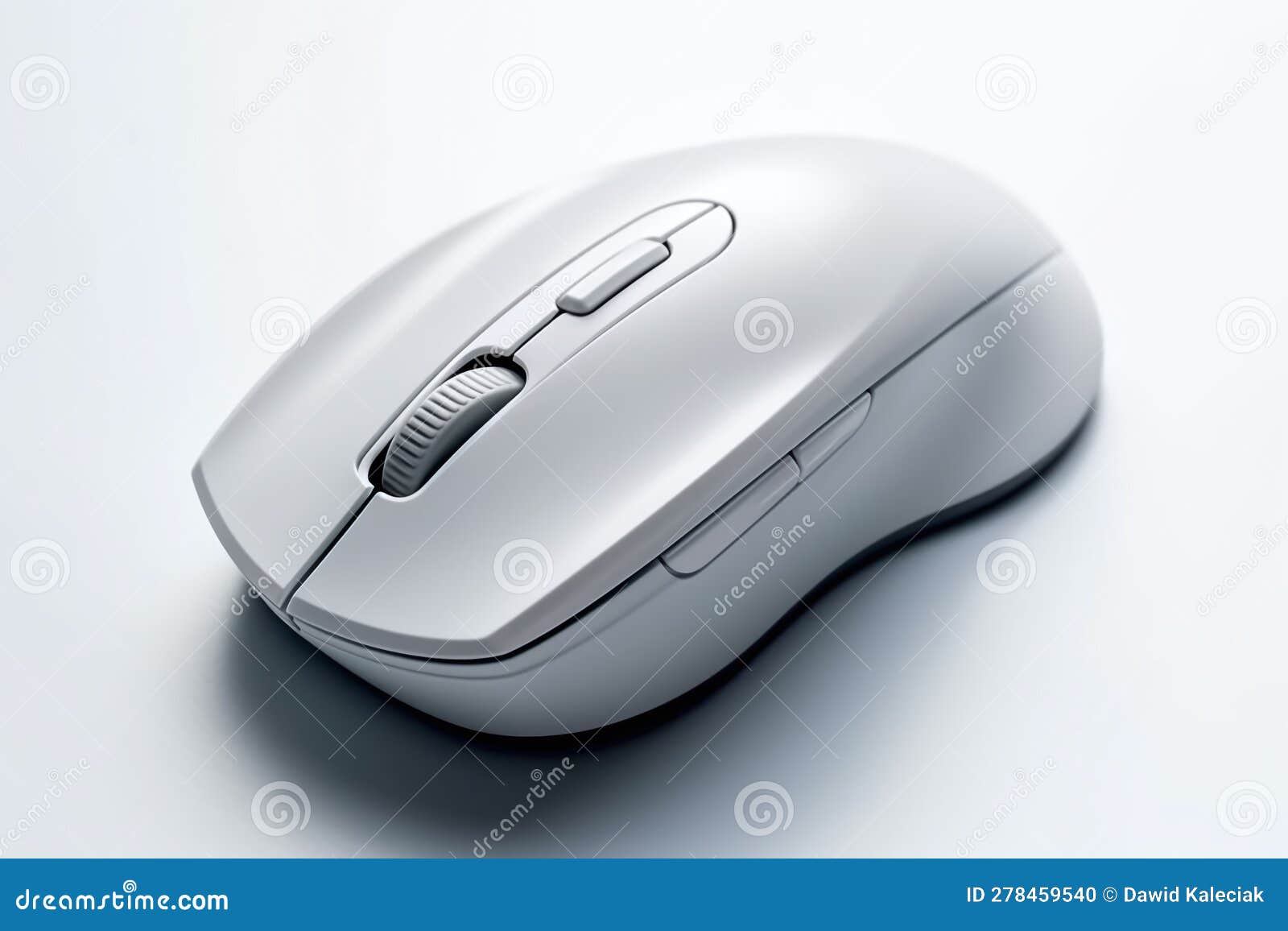 Elegant Precision: White Computer Mouse on Transparent Background ...
