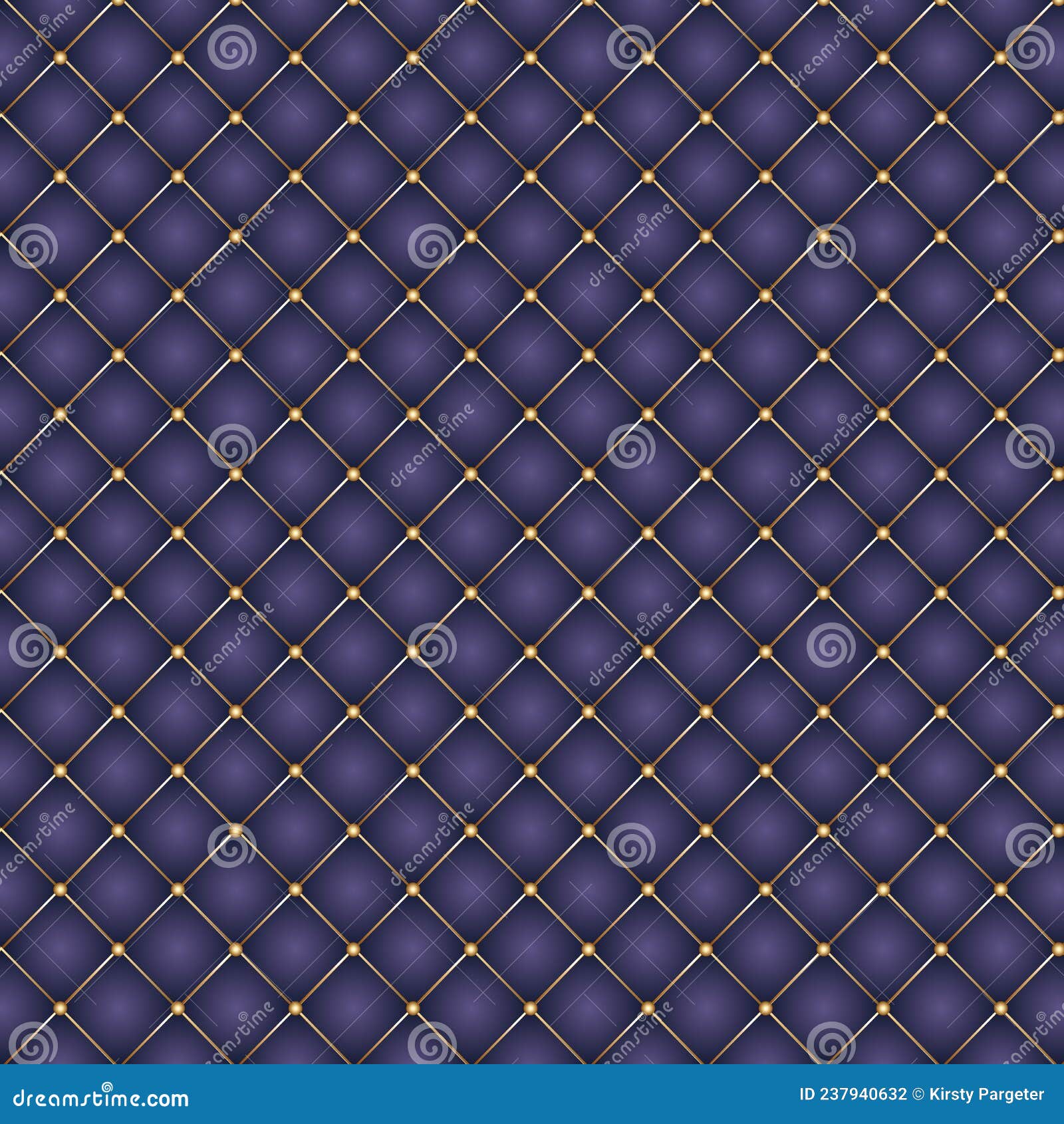 Elegant Quilted Pattern Background Stock Vector - Illustration of ...