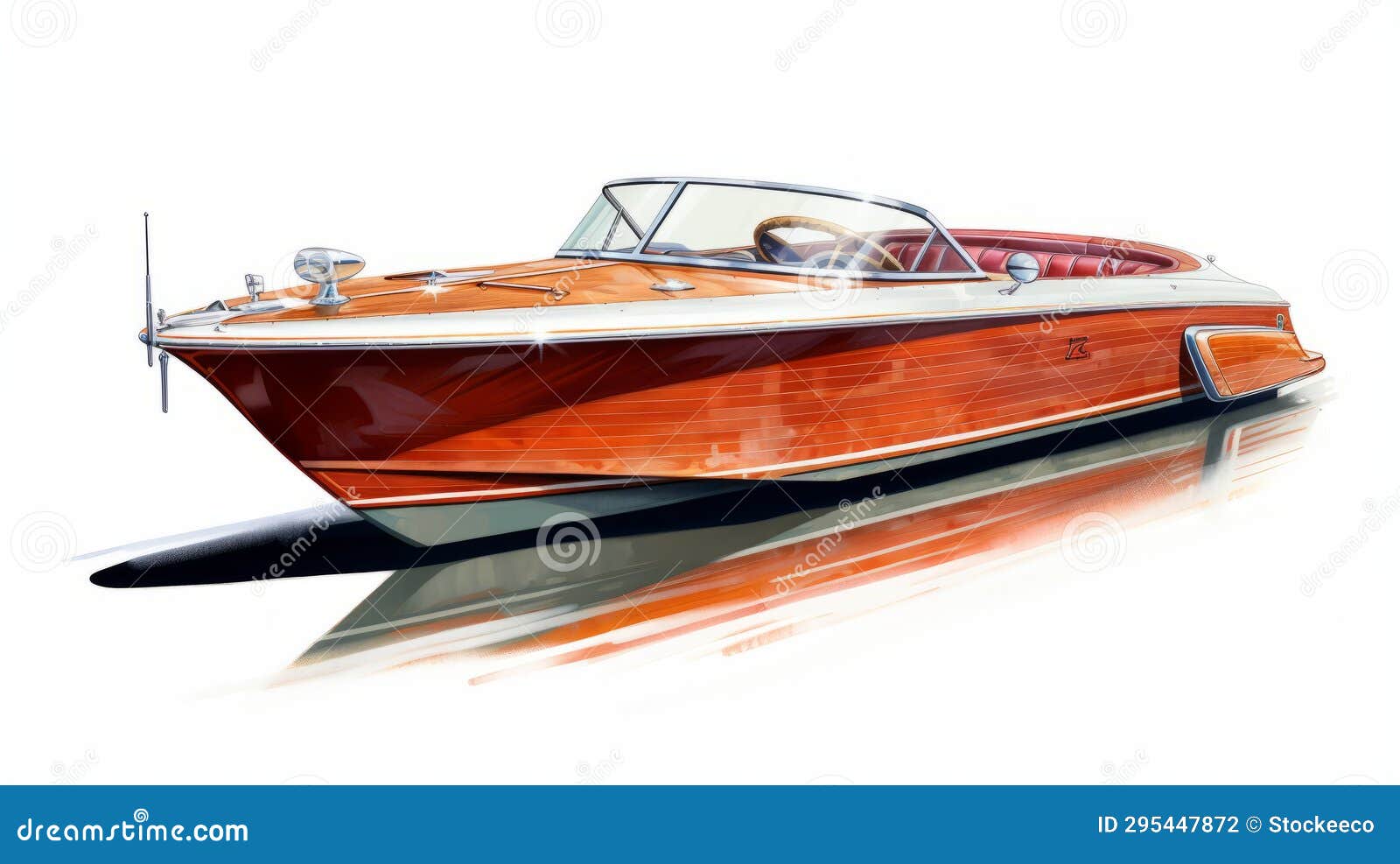 Elegant Realism: Hyper-detailed Renderings of a Motorboat Stock ...
