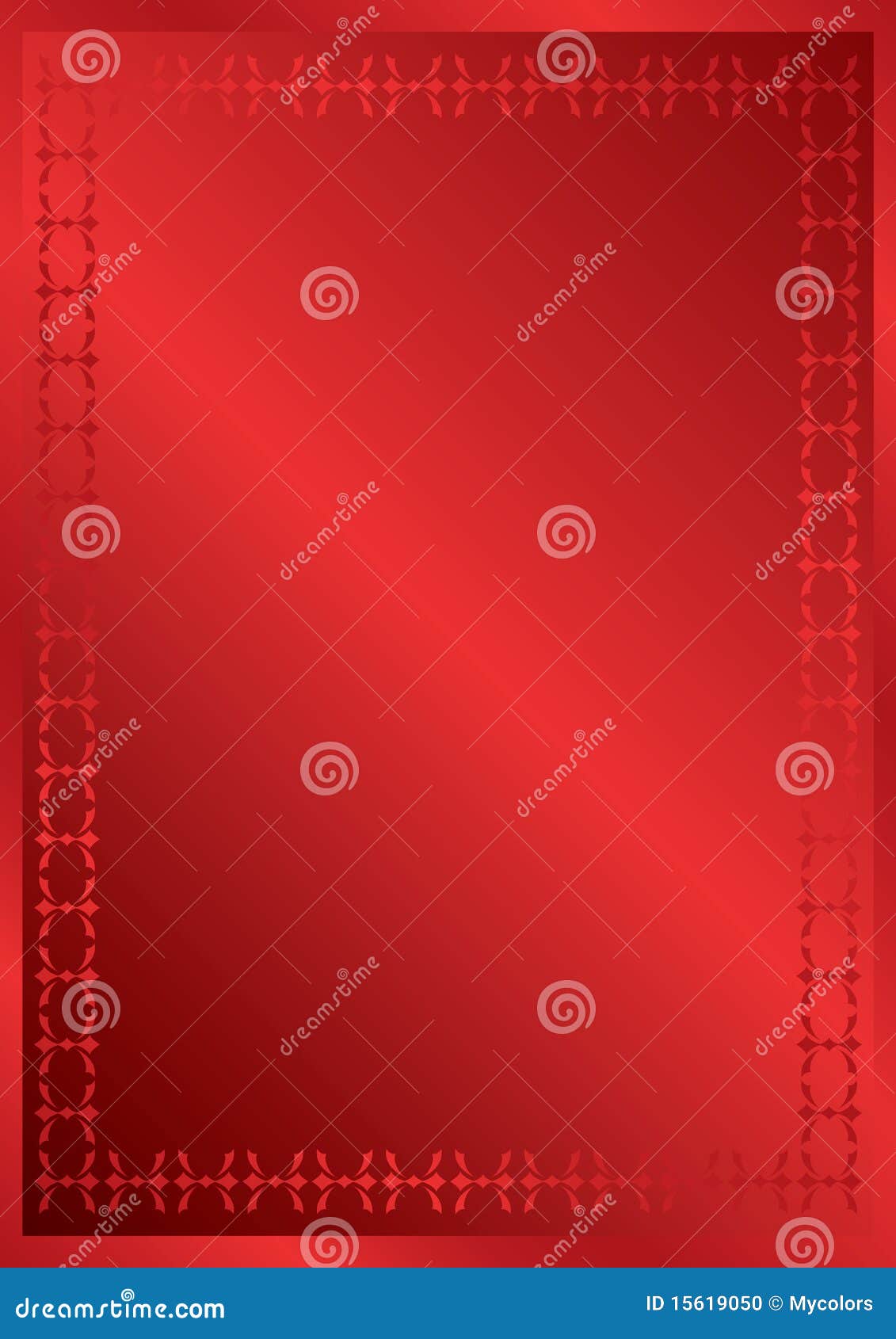 Elegant Red Frame with Decor - Vector Stock Vector - Illustration of ...