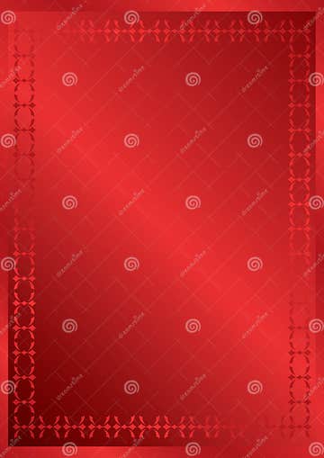 Elegant Red Frame with Decor - Vector Stock Vector - Illustration of ...