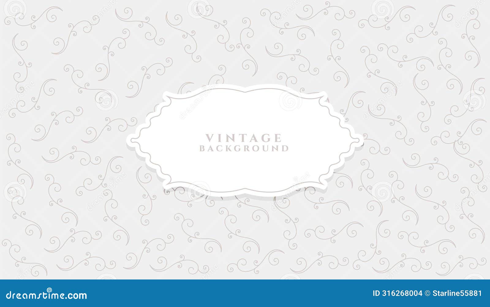Elegant Retro Floral Ornate Backdrop for Invitation Card Design Stock ...