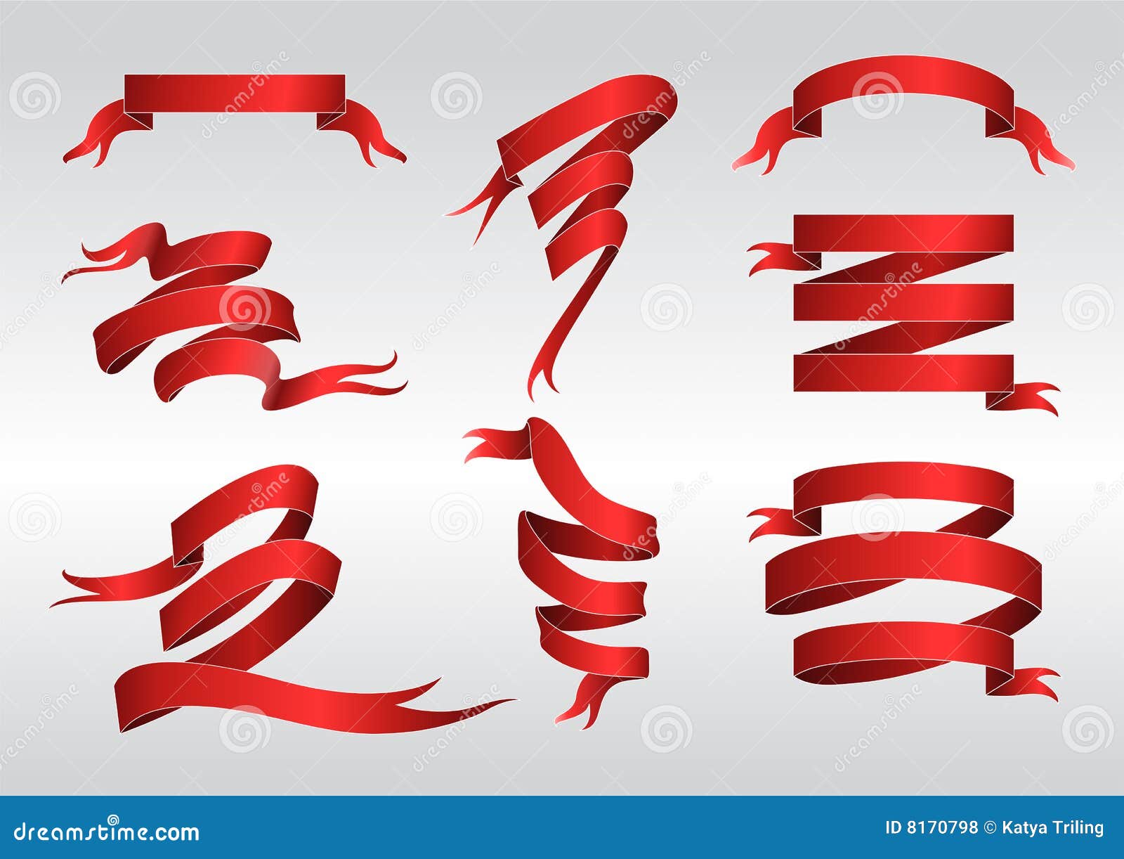 Elegant ribbon icons stock vector. Illustration of label - 8170798