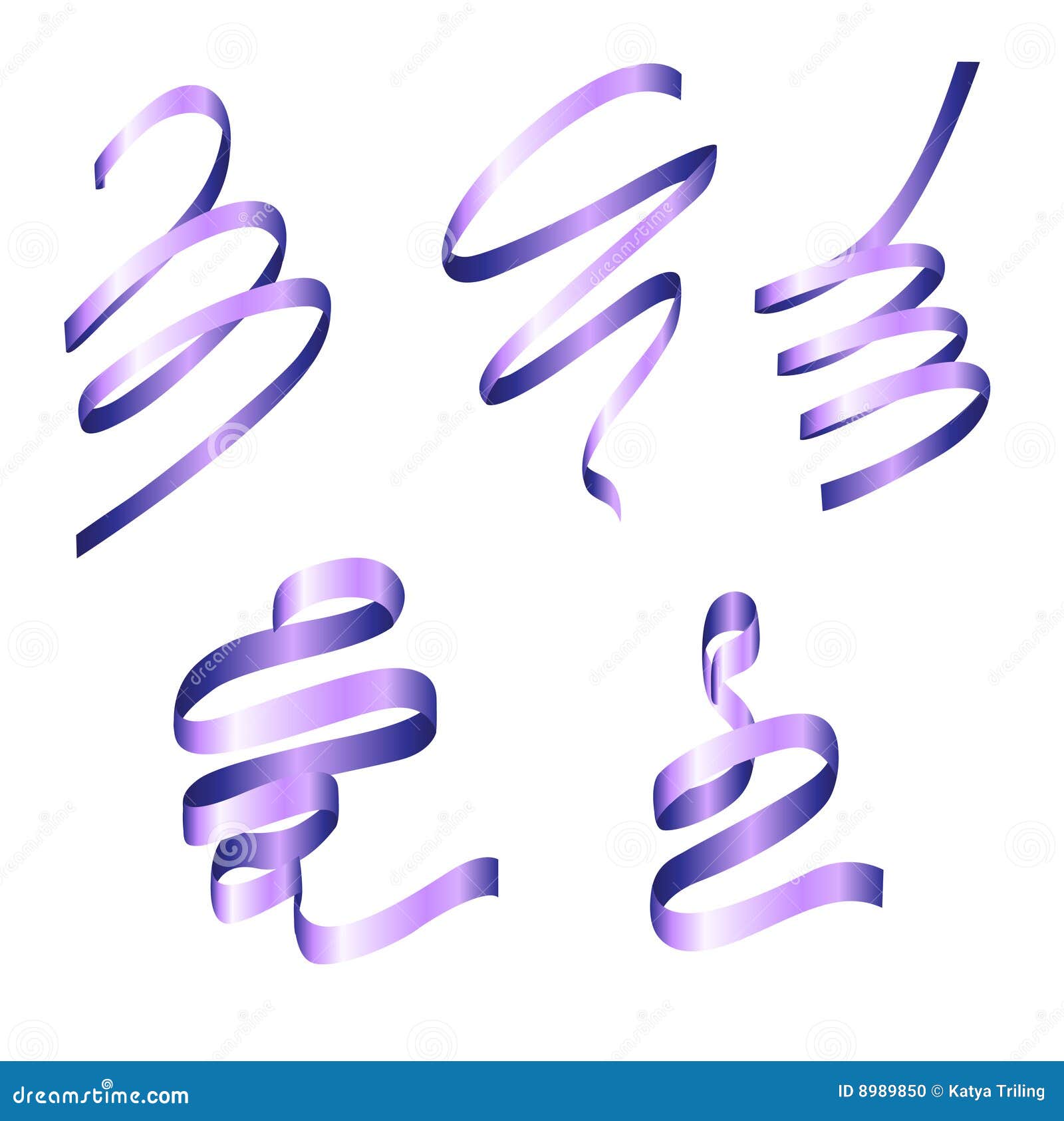 Elegant ribbons stock vector. Illustration of blank, banner - 8989850