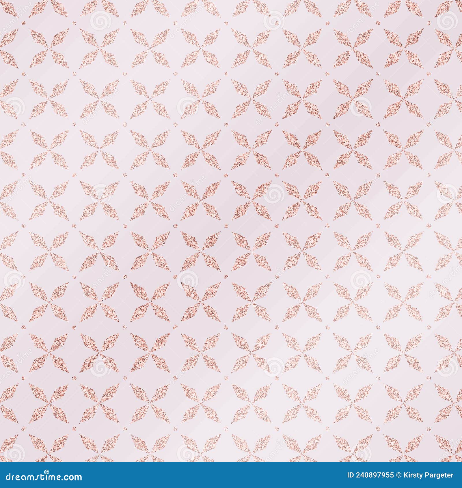Decorative Rose Gold Pattern Background Stock Vector - Illustration of ...