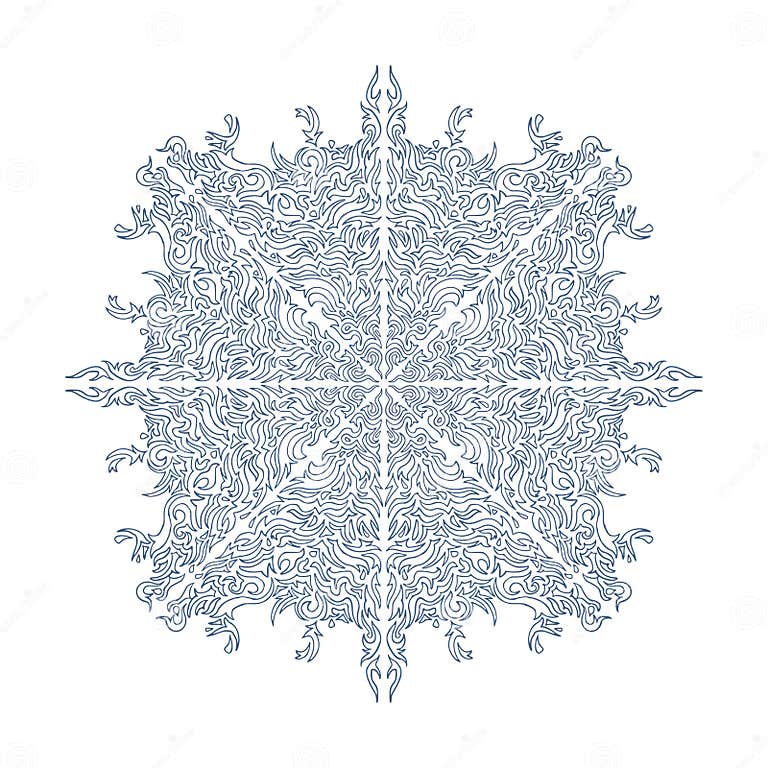 Elegant Round Ornament Design Stock Vector - Illustration of geometric ...