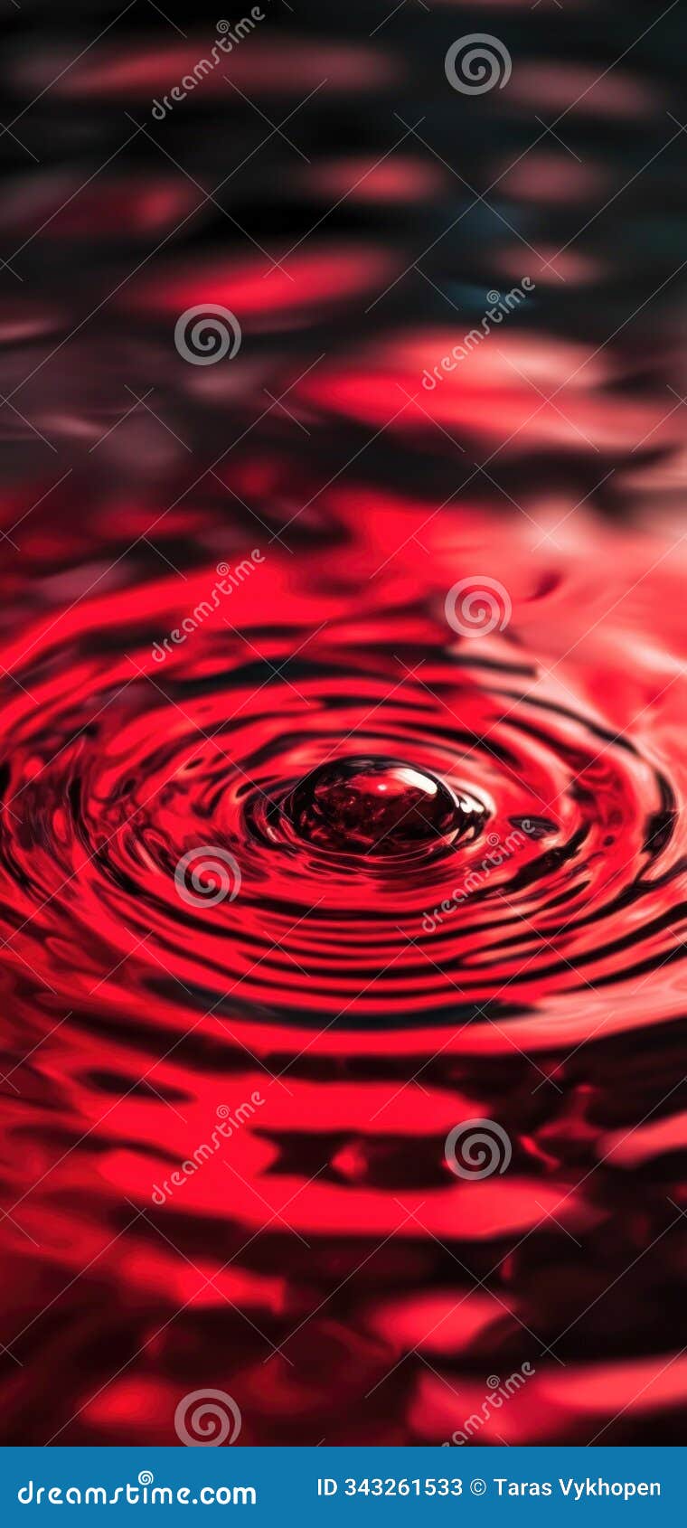 Elegant Ruby Red Abstract Wallpaper with Ripple Texture for a Striking ...