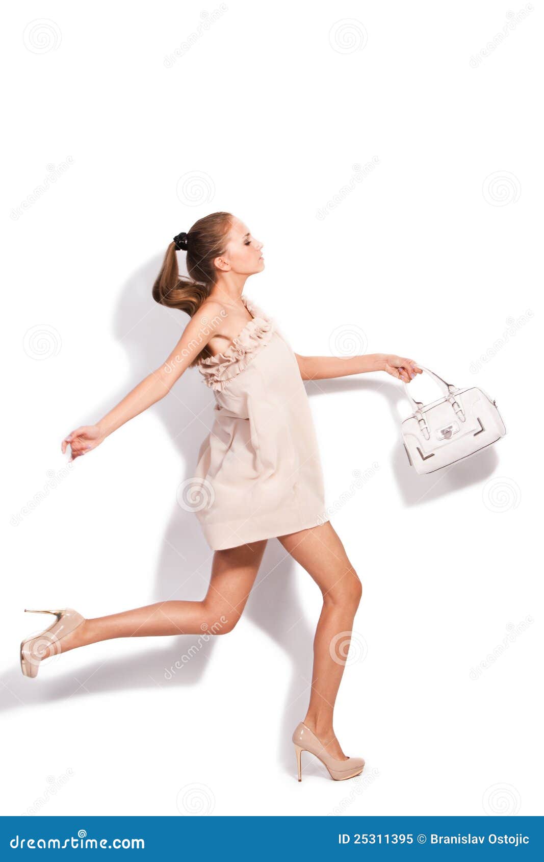 Elegant run stock image. Image of shadow, hand, body - 25311395