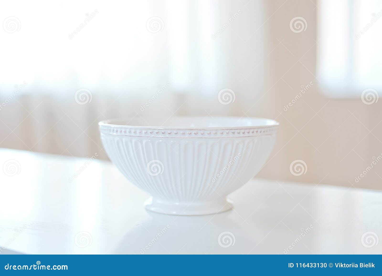 Set of White Ceramic Kitchen Utensils Stock Photo - Image of pottery ...