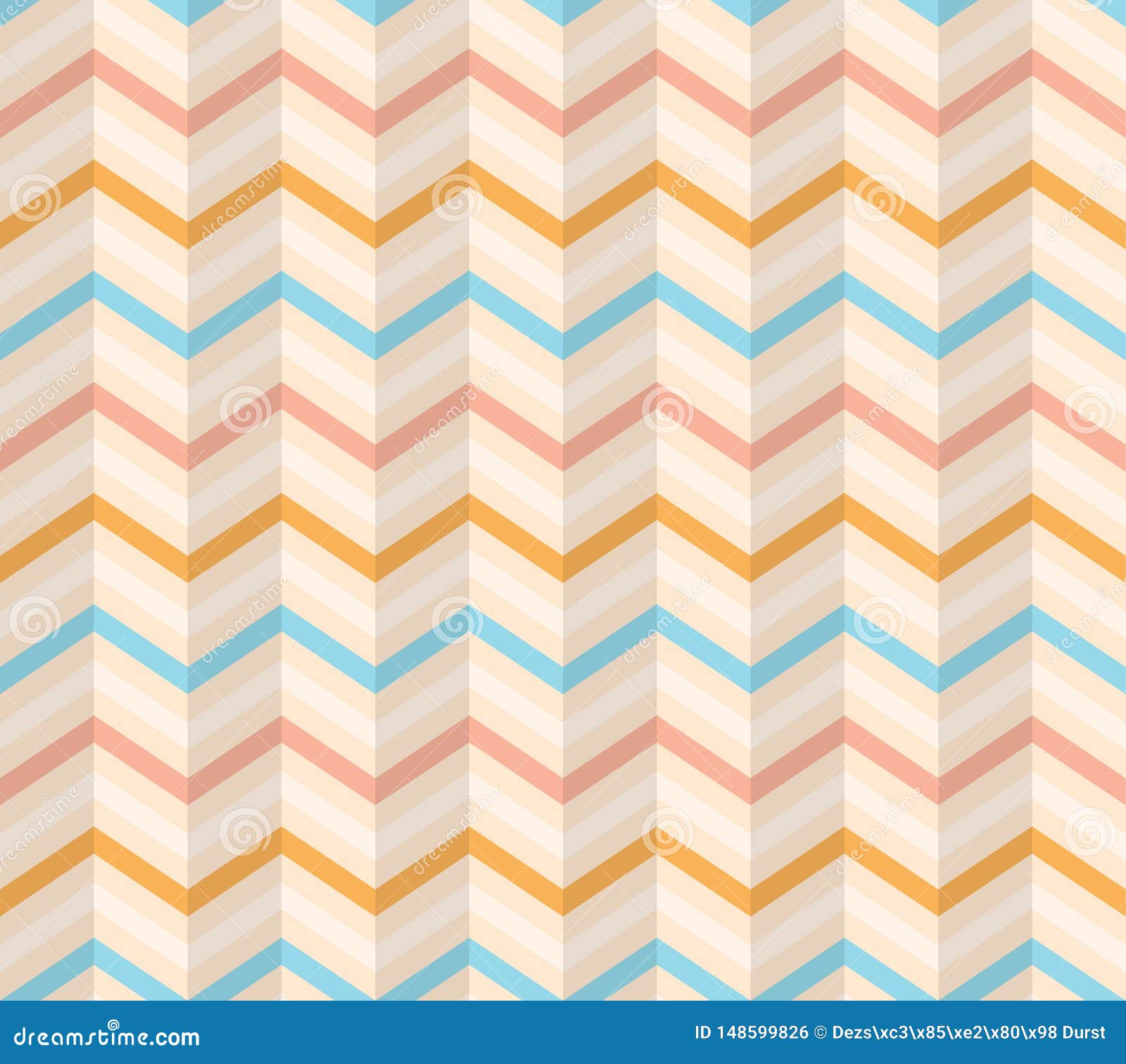 Elegant Seamless Colorful Chevron Pattern Stock Illustration ...