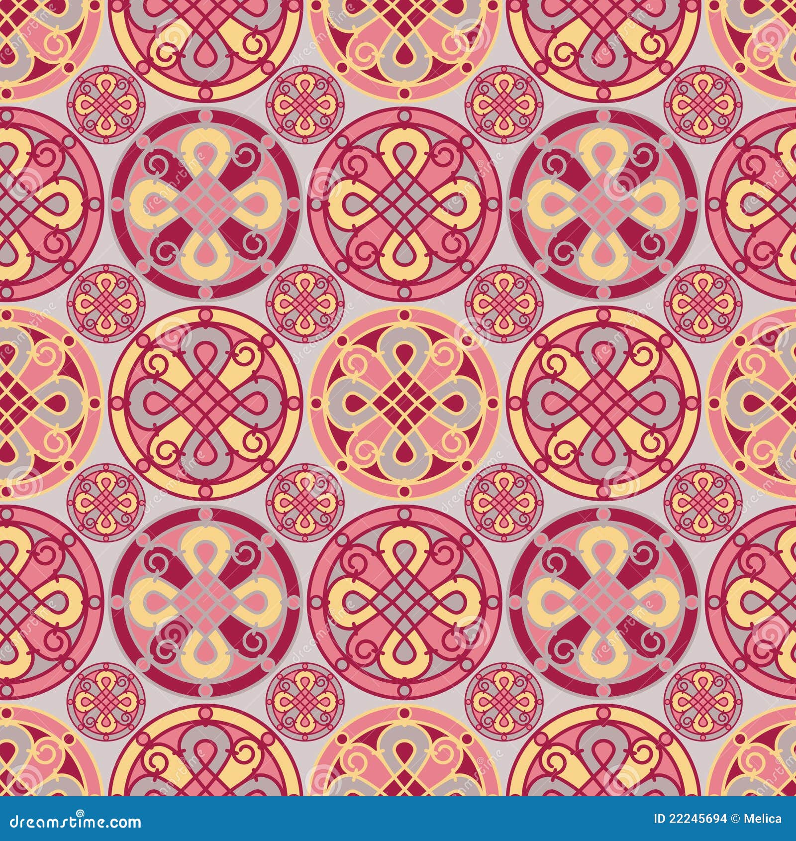 Elegant Seamless Ornate Pattern Stock Vector - Illustration of fabric ...