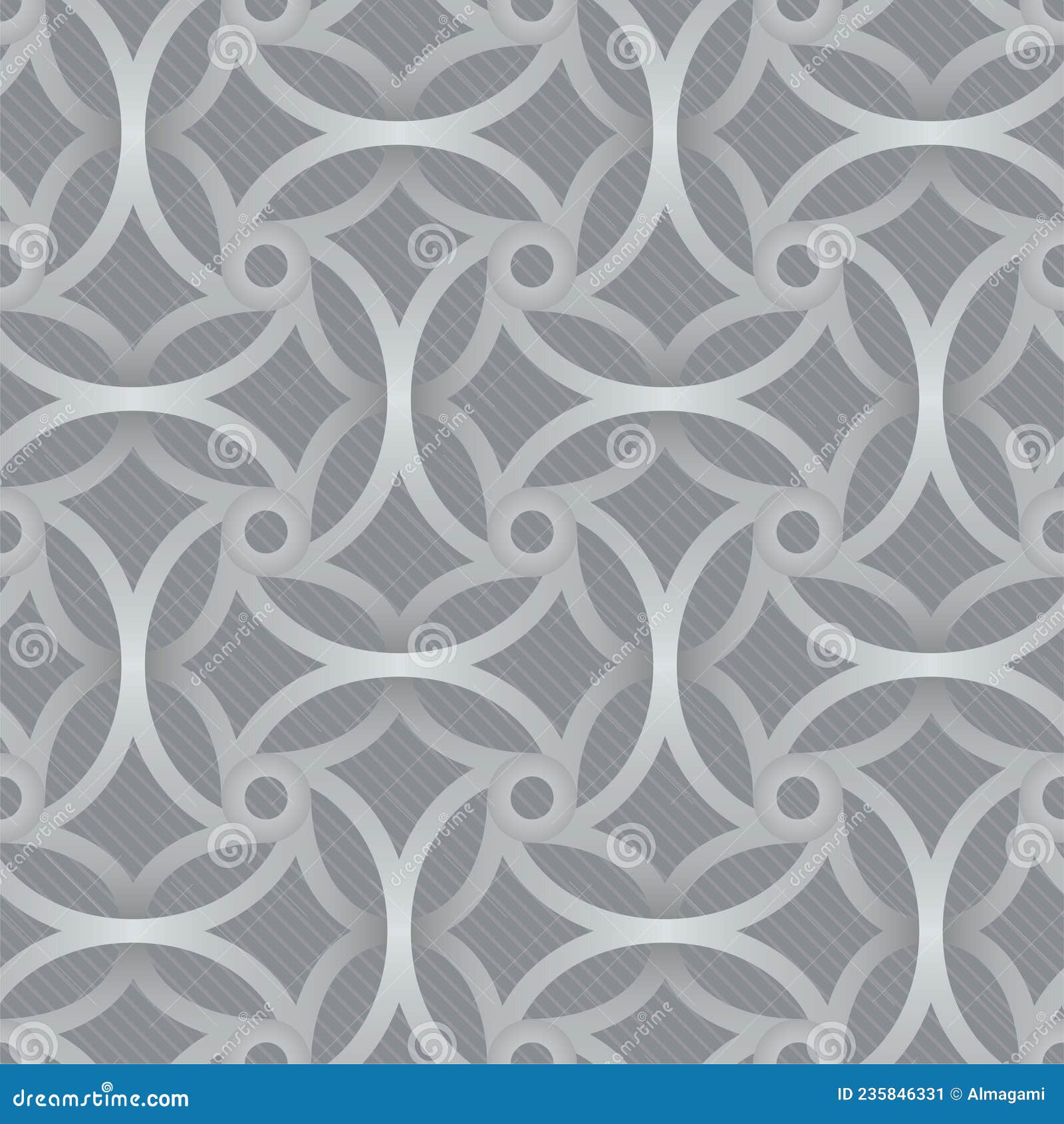 Elegant Seamless Pattern in Arabic Style Stock Vector - Illustration of ...