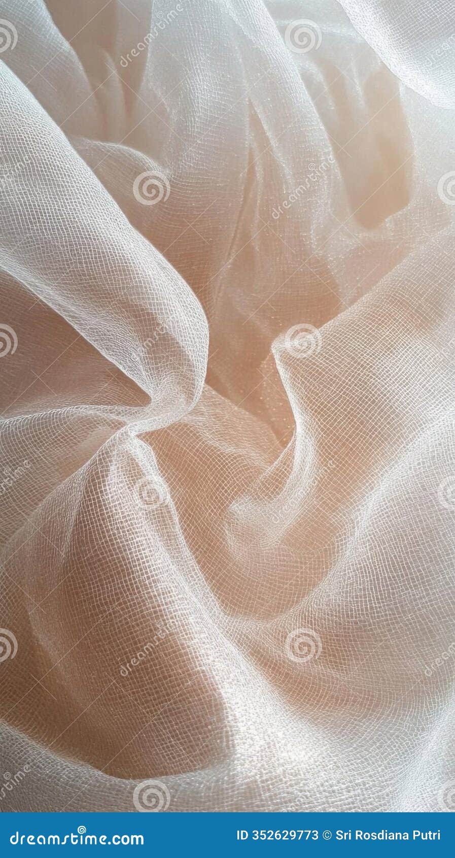 Elegant Sheer Fabric, Draped Netting Texture Stock Illustration ...