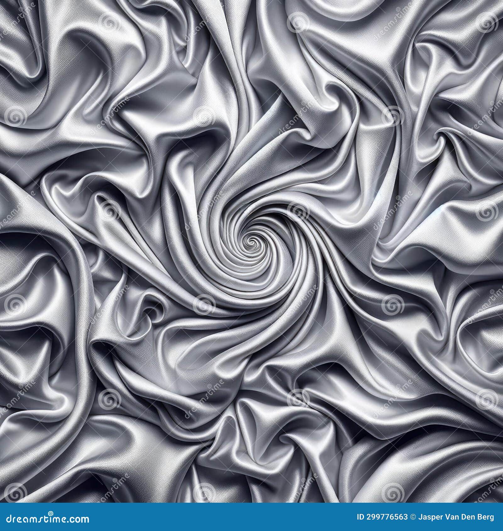 Elegant Silver Satin Fabric Texture with Swirling Pattern, AI Generated ...
