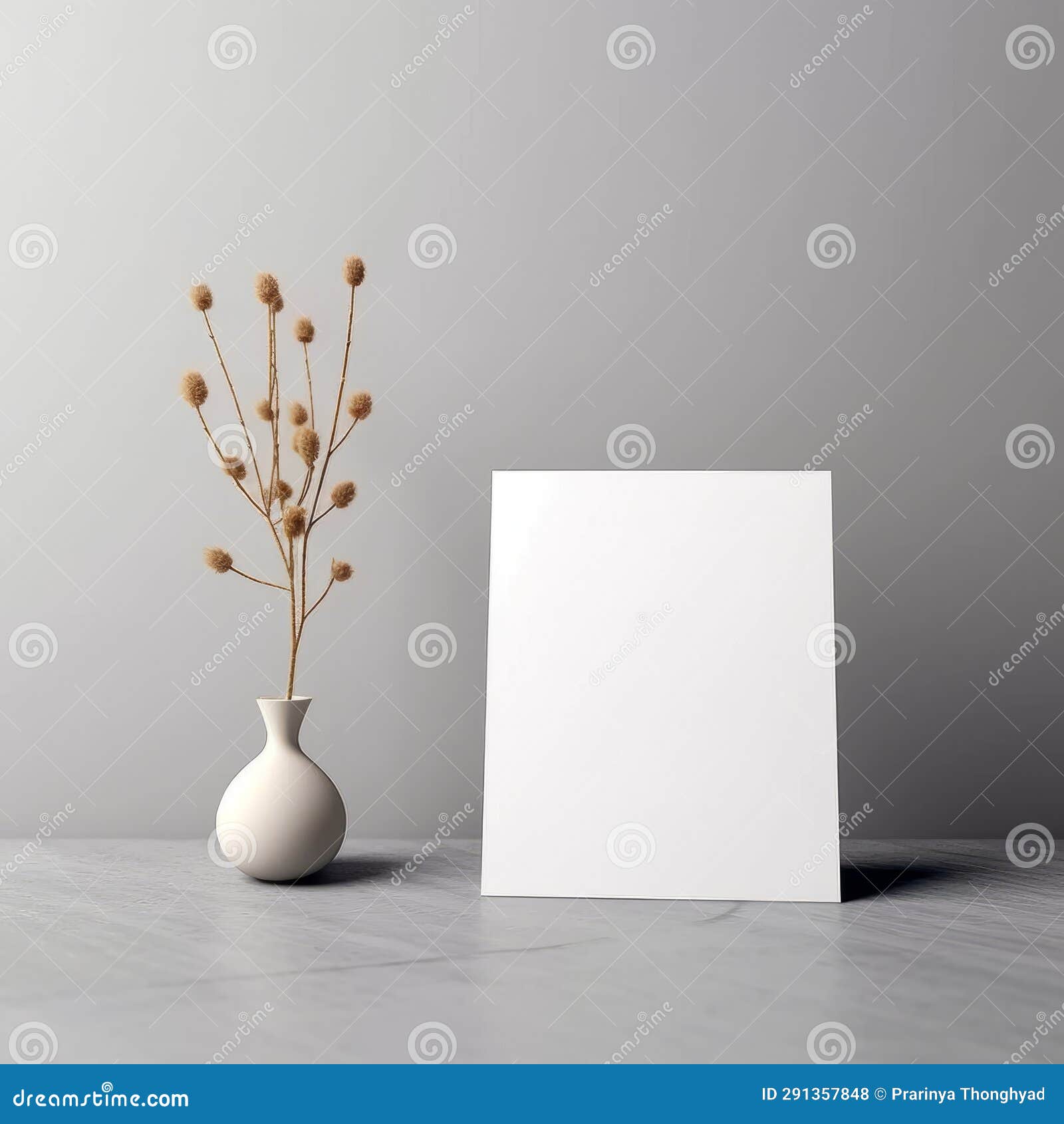 Elegant Simple Greeting Card Mockup White Blank Card Copy Space Images ...