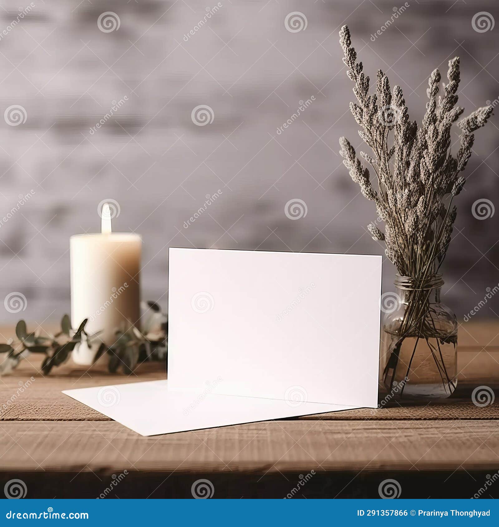 Elegant Simple Greeting Card Mockup White Blank Card Copy Space Images ...